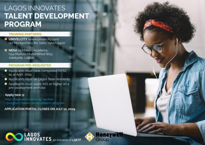 Apply Now! Lagos Innovates Talent Development Program for Young ...
